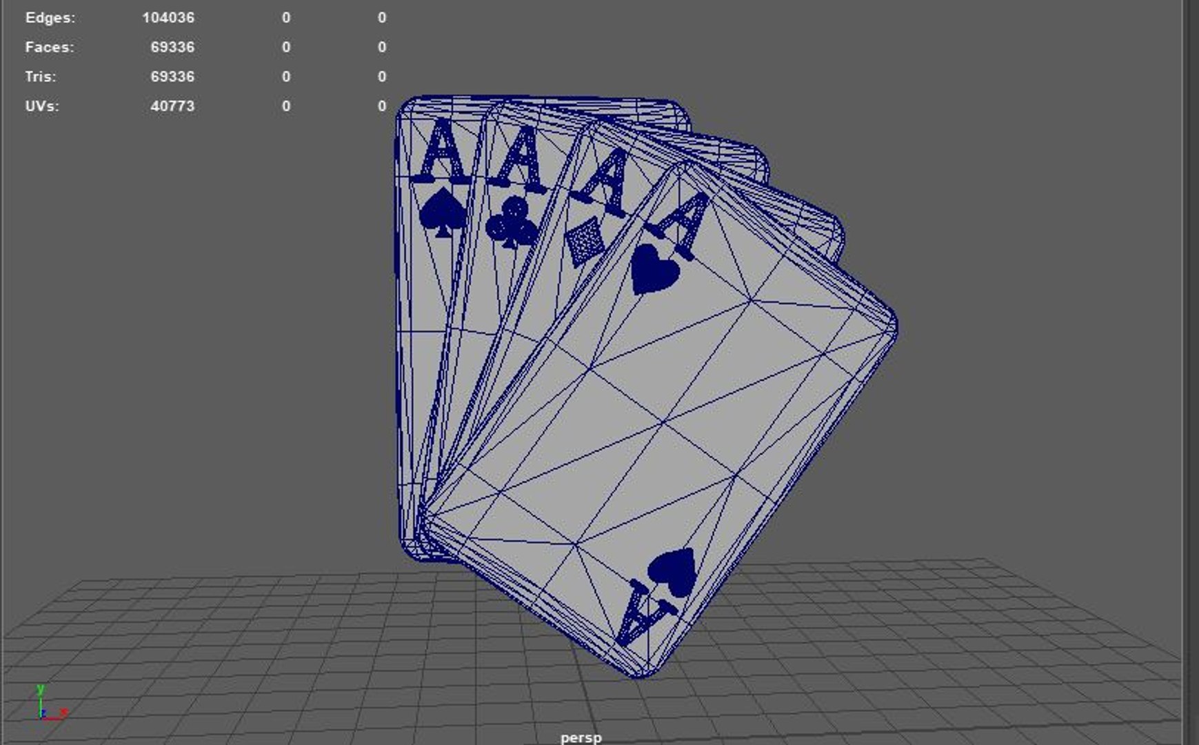 3D Model Black Playing Cards 3D Model - TurboSquid 2332944