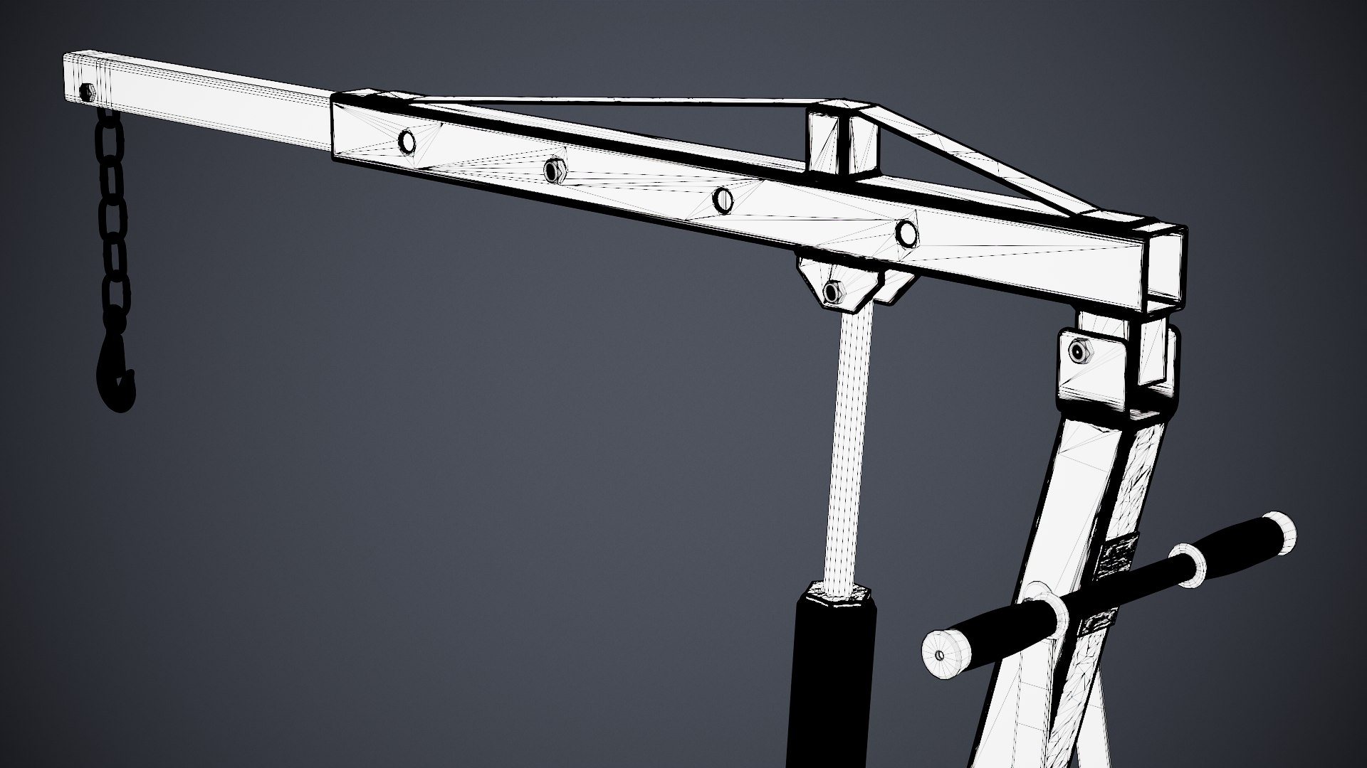 3D Car Crane Workshop Highpoly model - TurboSquid 2092640