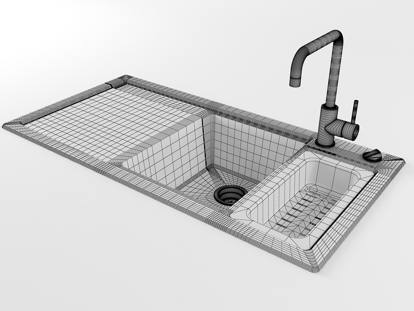 3D Axon Kitchen Sink Model - TurboSquid 1351959