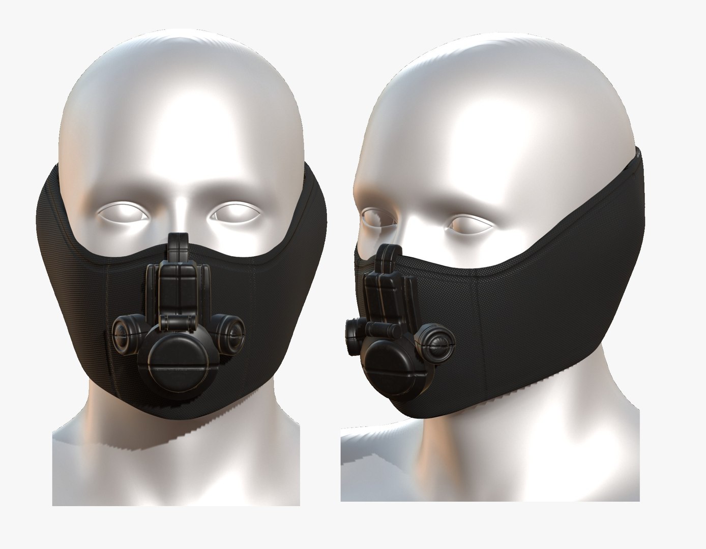 Gas Mask Model - TurboSquid 1603842
