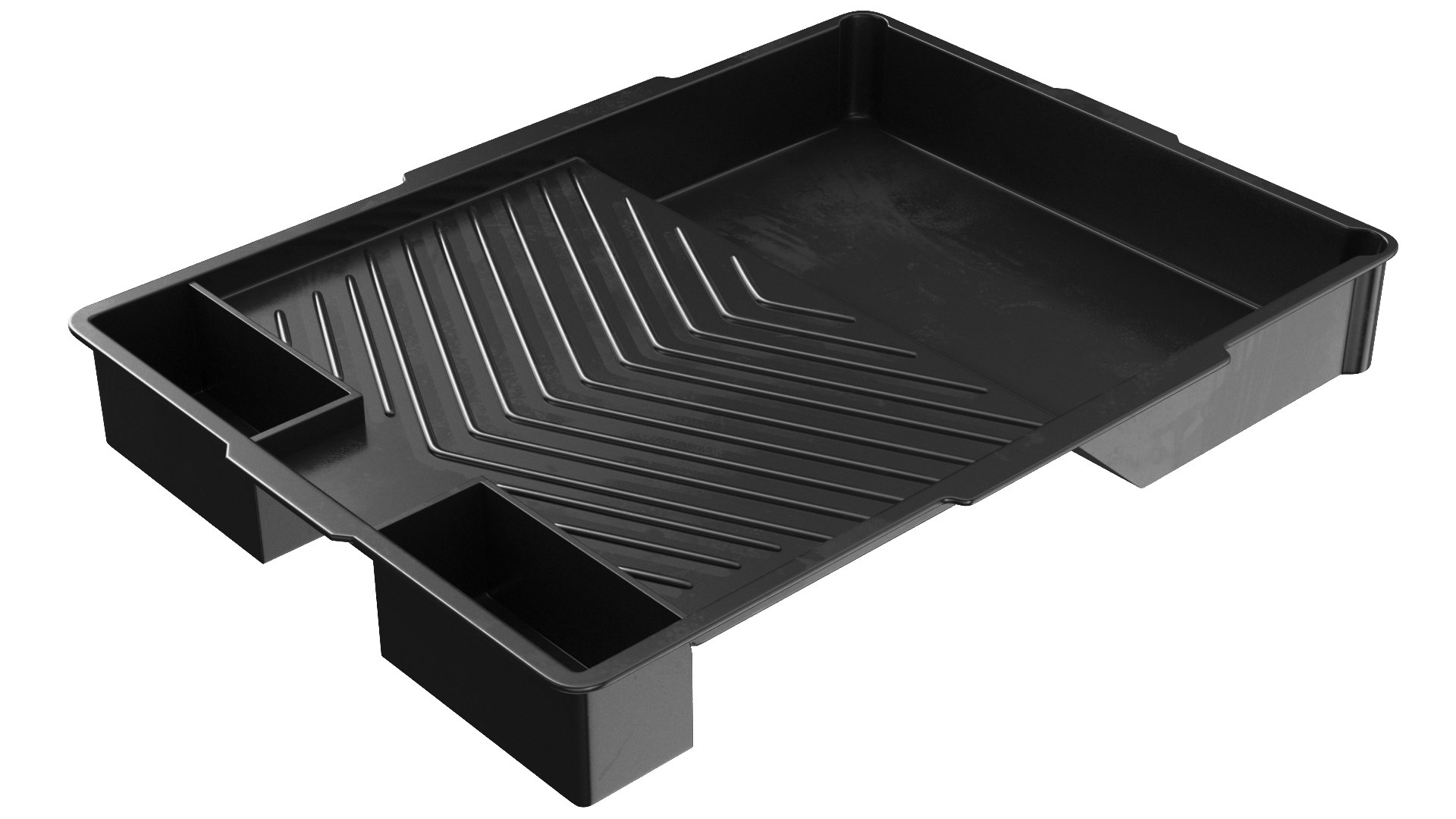 Detailed Drip Tray With Paint Roller 3D model - TurboSquid 2084818