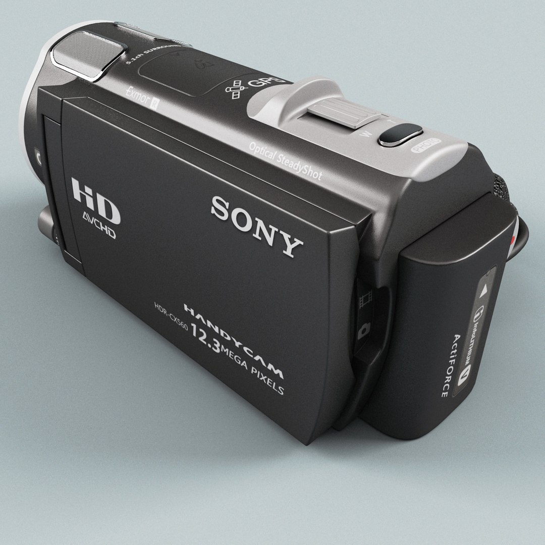handycam sony hdr-cx560v 64gb 3d model