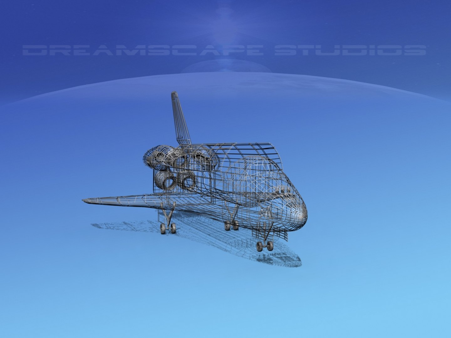 3d Model Landing Space Shuttle