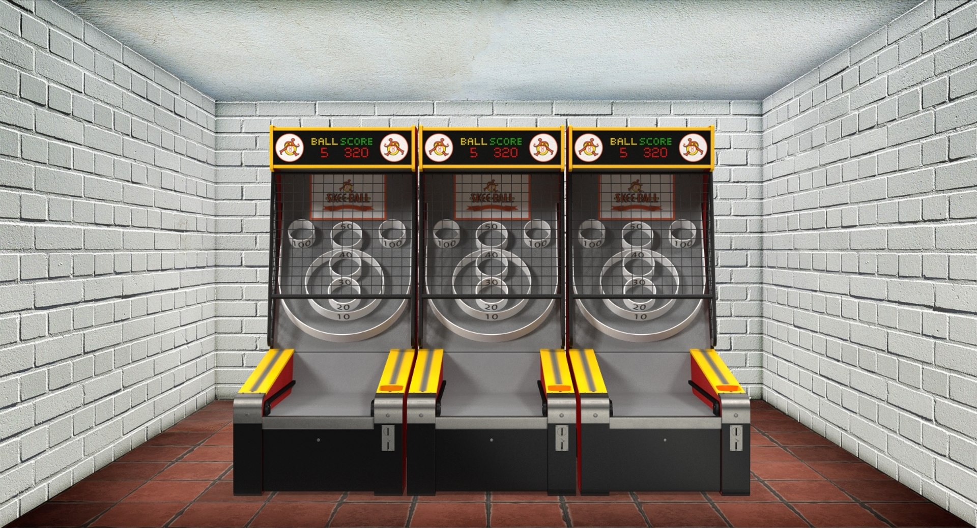 Arcade games 3 3D model - TurboSquid 1375046