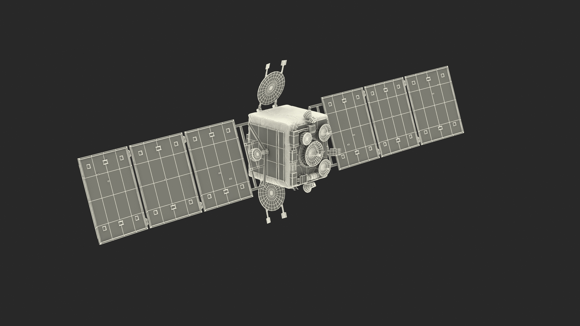 3D INSAT 3B Satellite - TurboSquid 2425624