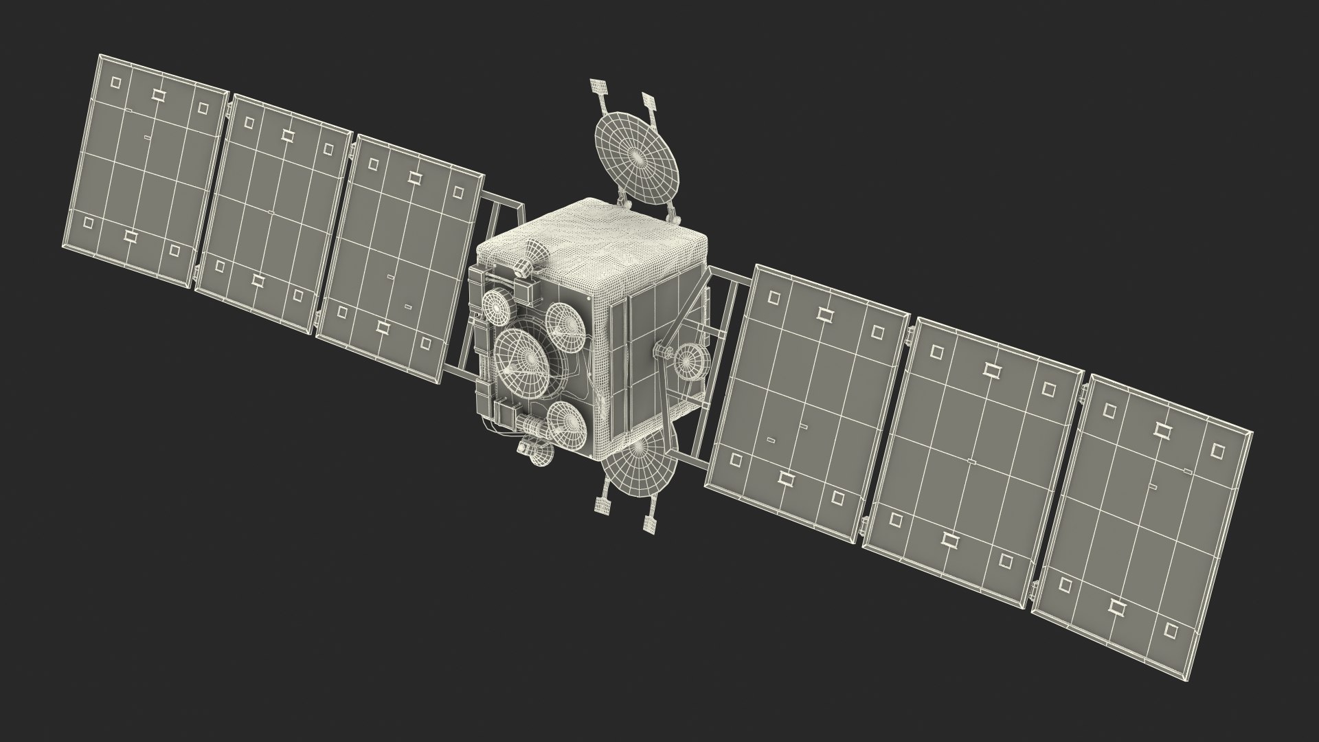 3D INSAT 3B Satellite - TurboSquid 2425624