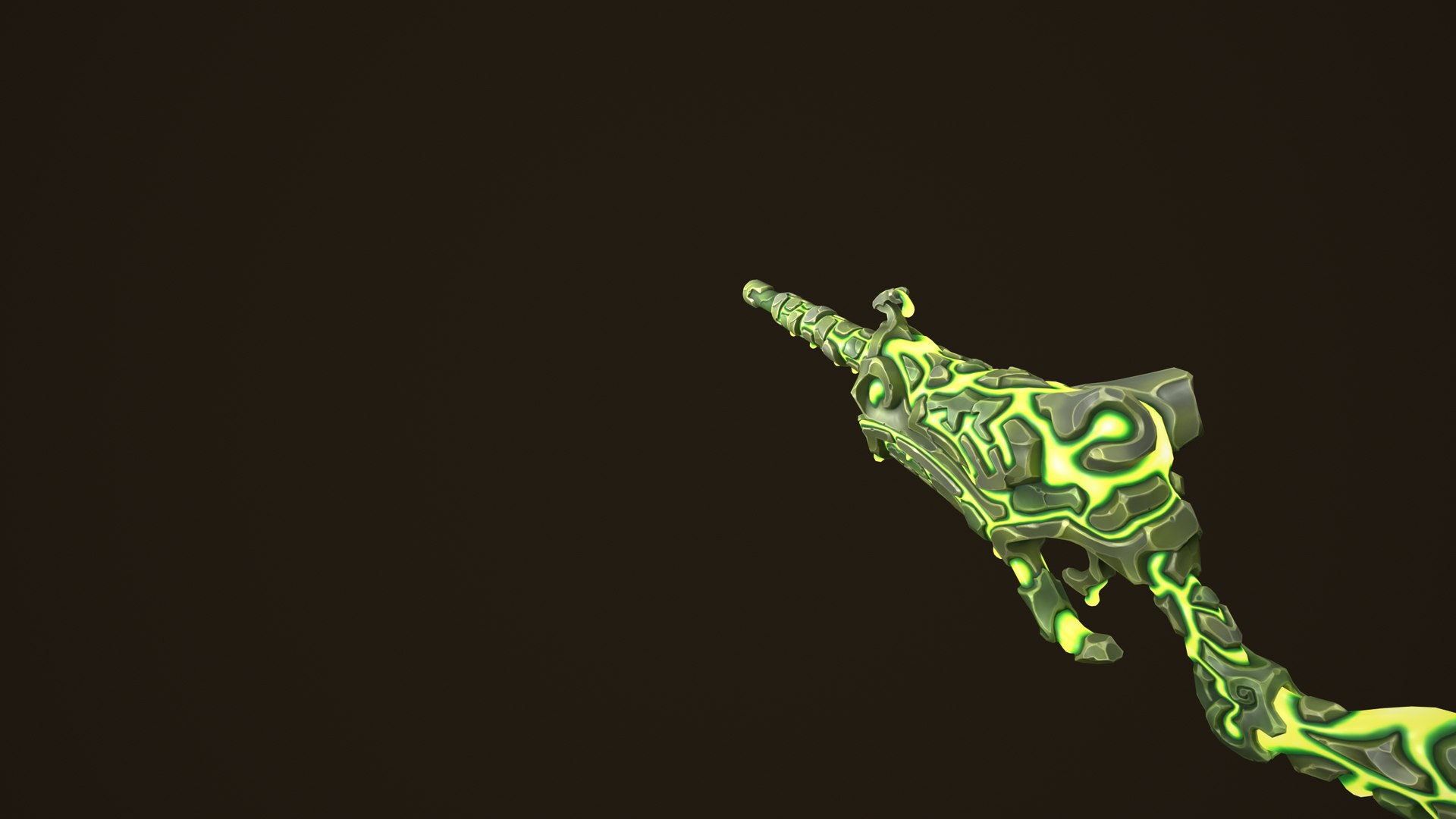 Modular Stylized Lava Rifle Shotgun Pistol 3D Model - TurboSquid 2400123