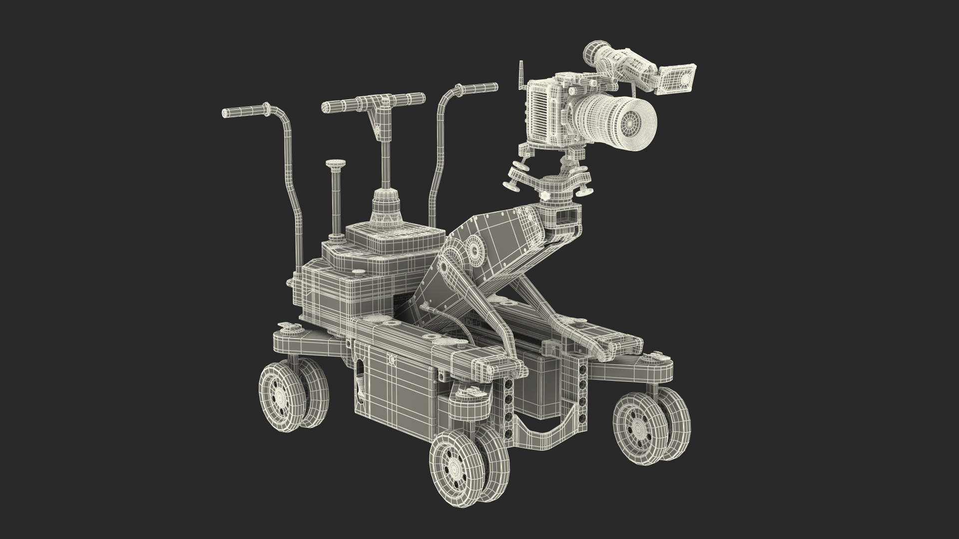 3D Model Cinetech Albatross Dolly With Alexa Mini LF - TurboSquid 1922118