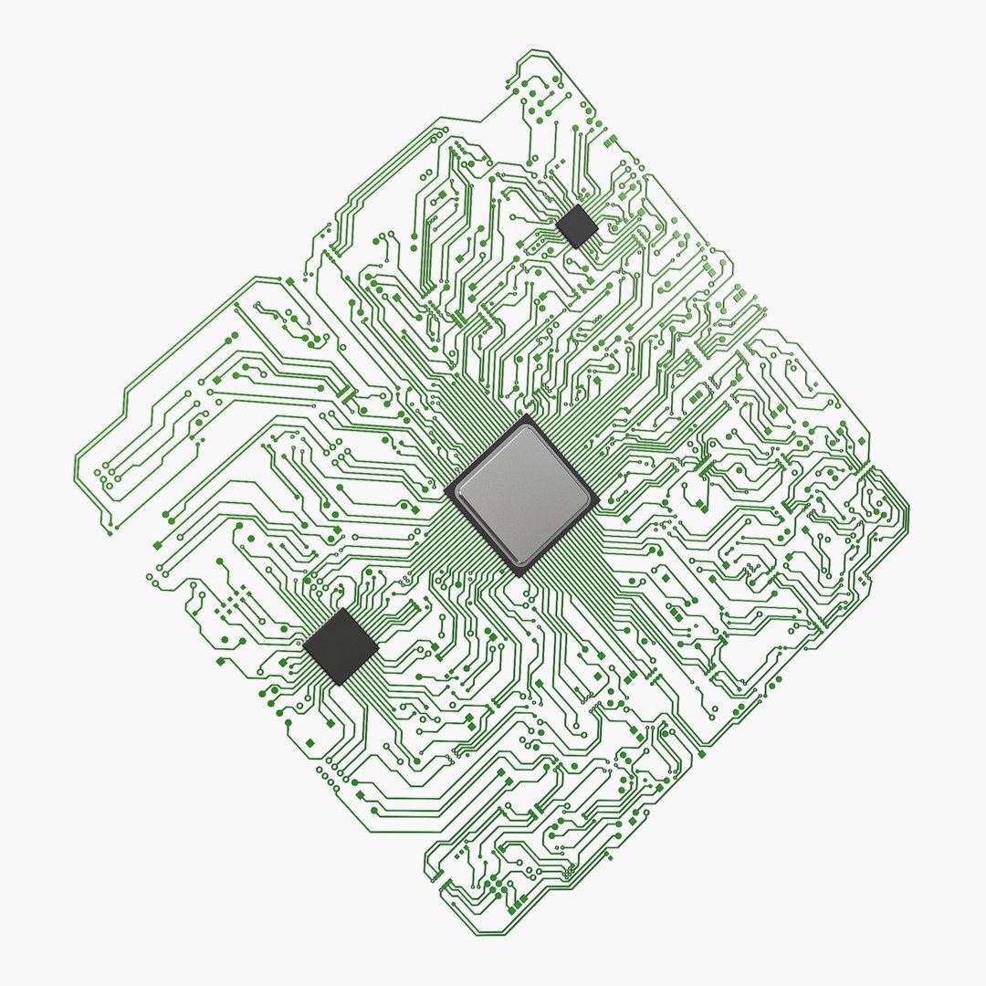 Electronic Circuit Paths Abstract M1 3D - TurboSquid 2383362