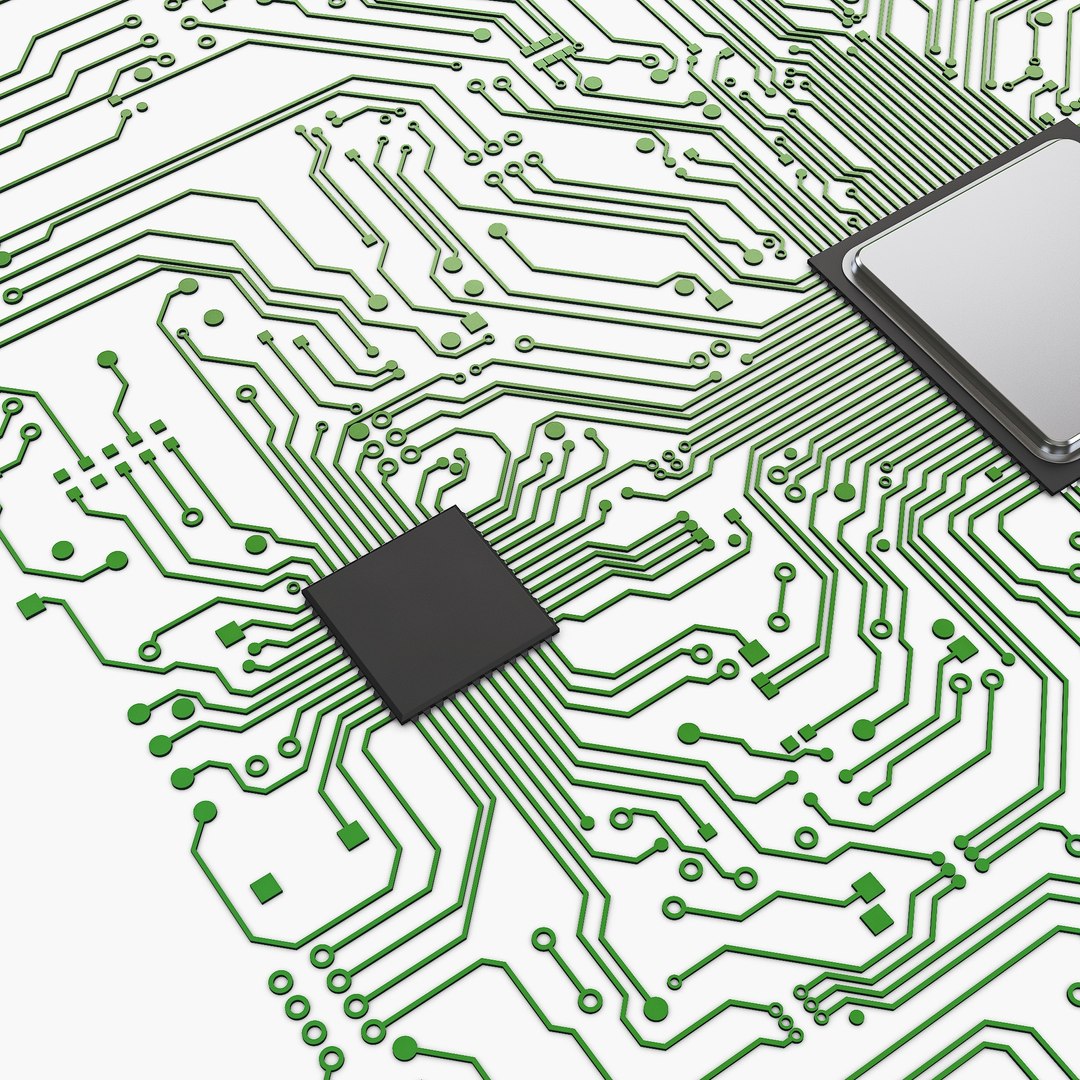 Electronic Circuit Paths Abstract M1 3D - TurboSquid 2383362