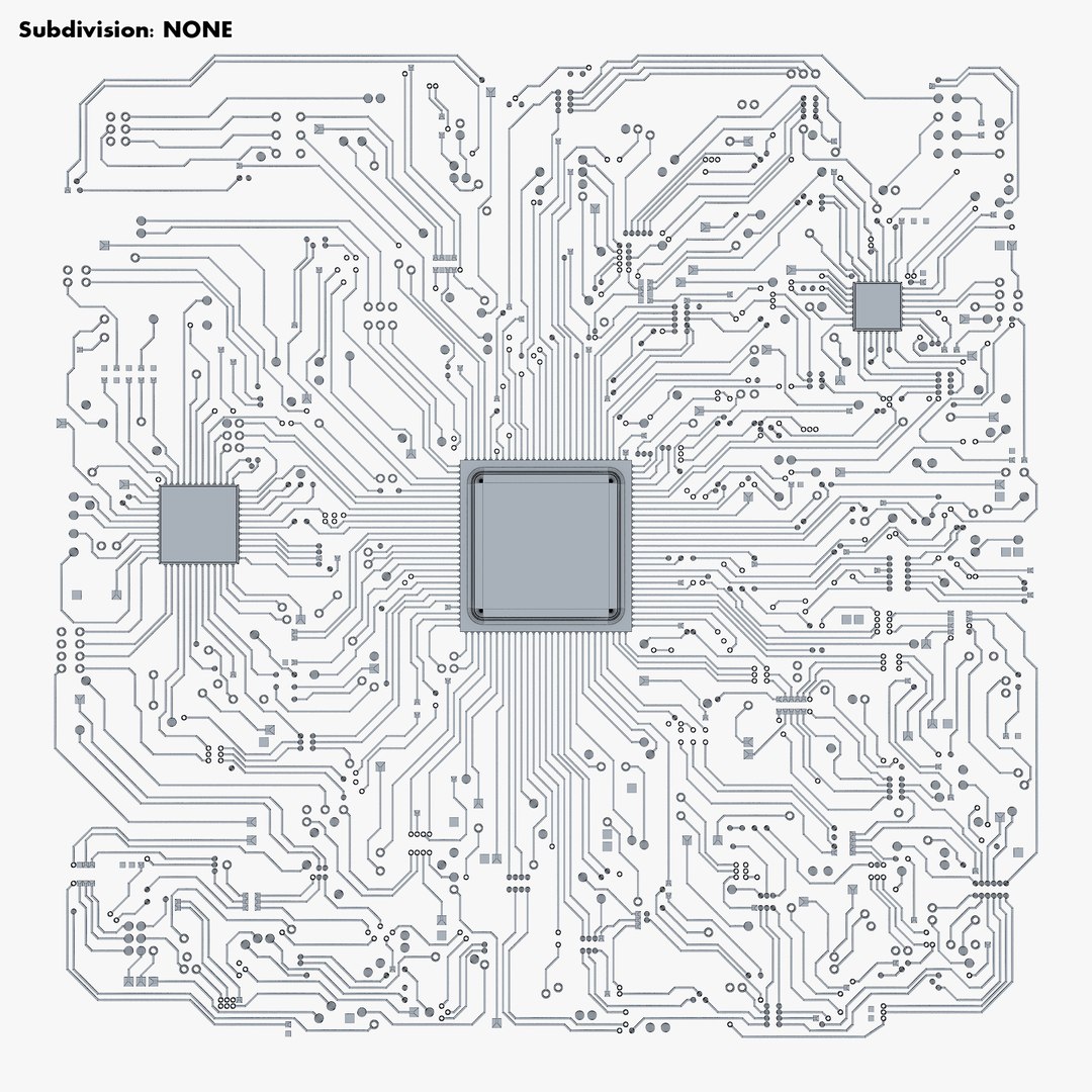 Electronic Circuit Paths Abstract M1 3D - TurboSquid 2383362