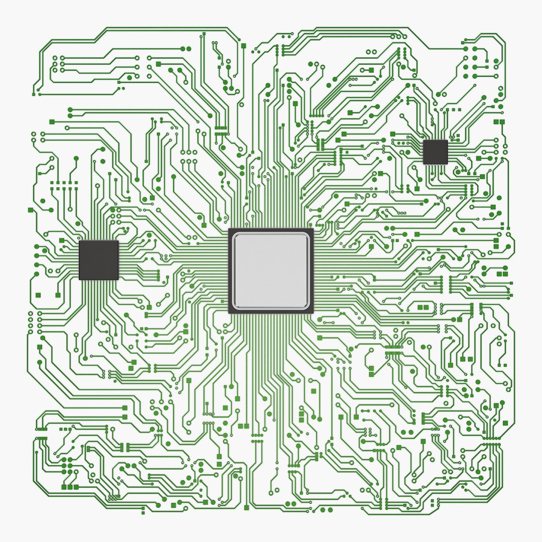 Electronic Circuit Paths Abstract M1 3D - TurboSquid 2383362