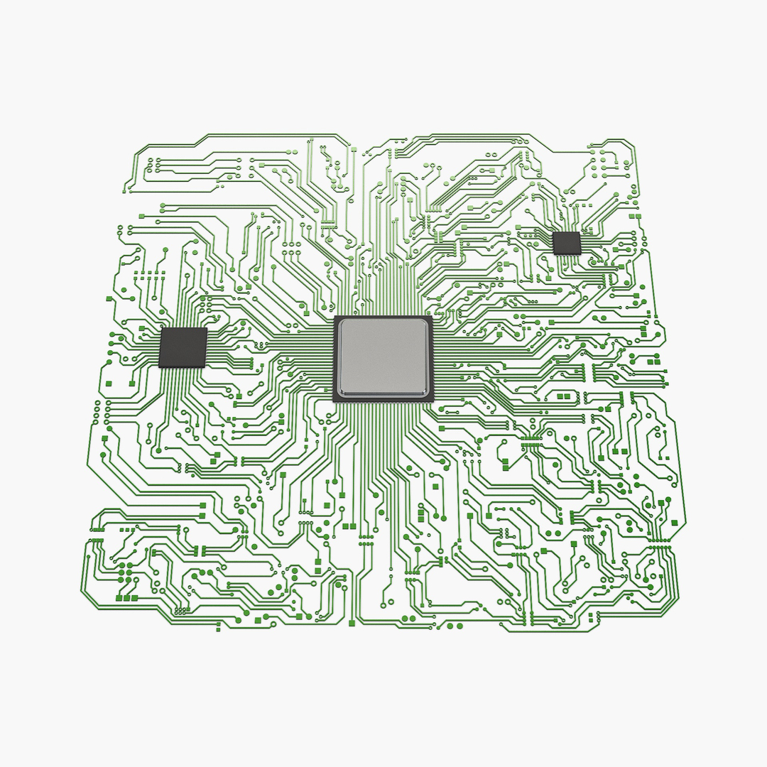 Electronic Circuit Paths Abstract M1 3D - TurboSquid 2383362