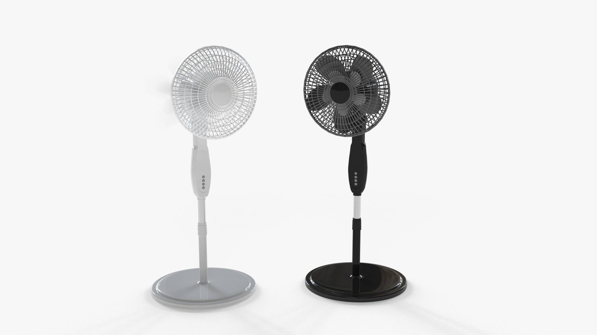 3D Pedestal Fans Double Bladed - TurboSquid 1564407