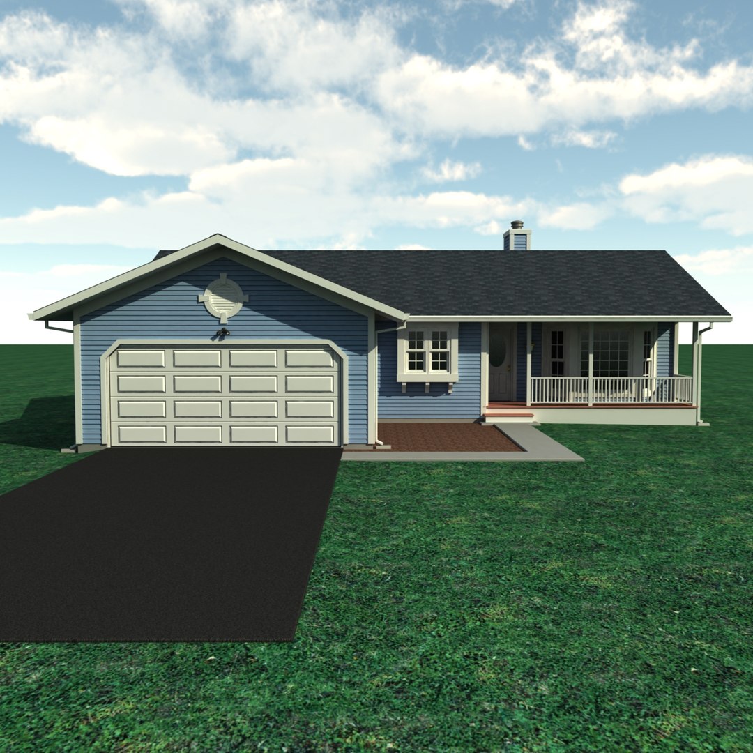 story residential house 3ds