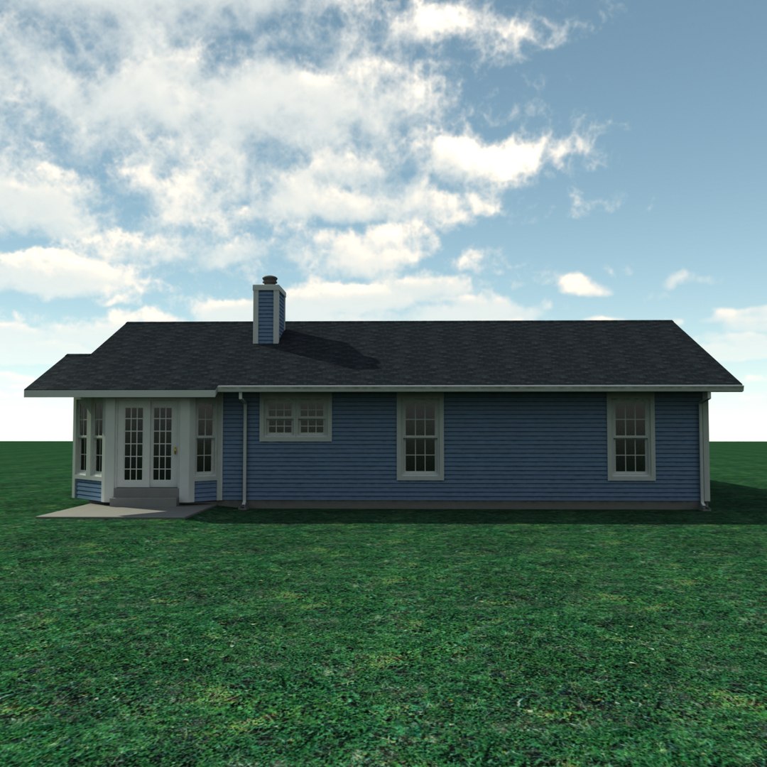 story residential house 3ds