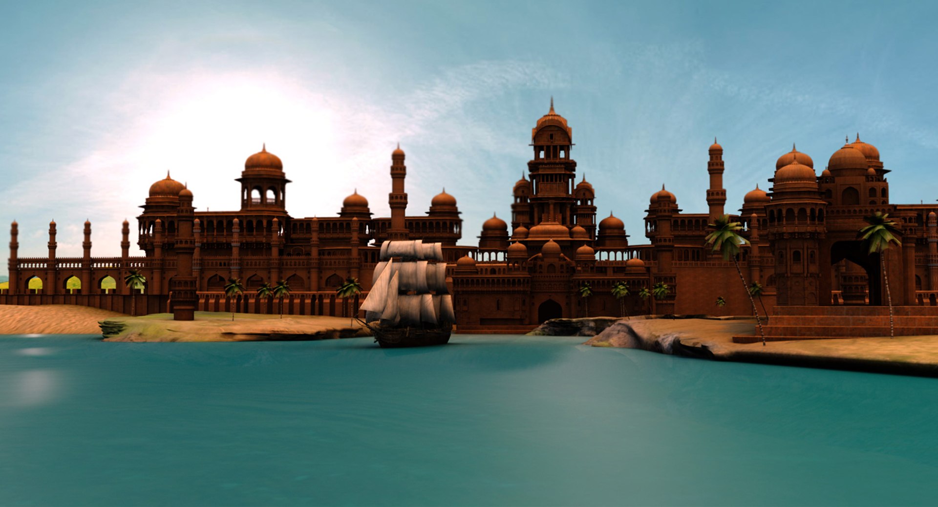 Fort Set Model - TurboSquid 1509879