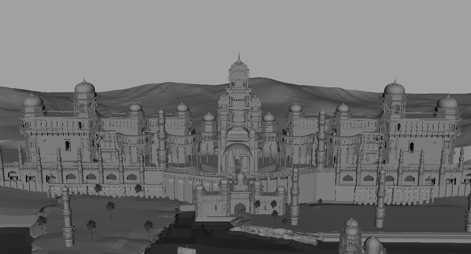 Fort Set Model - TurboSquid 1509879
