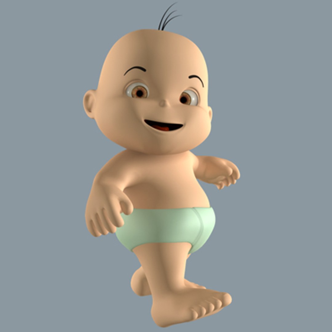 3d Baby Boy Model