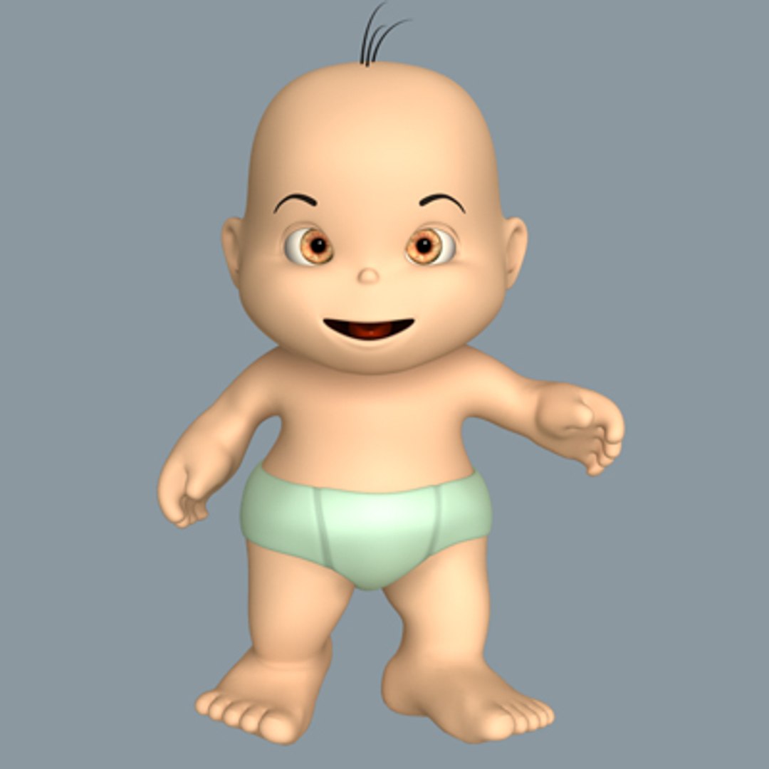 3d Baby Boy Model