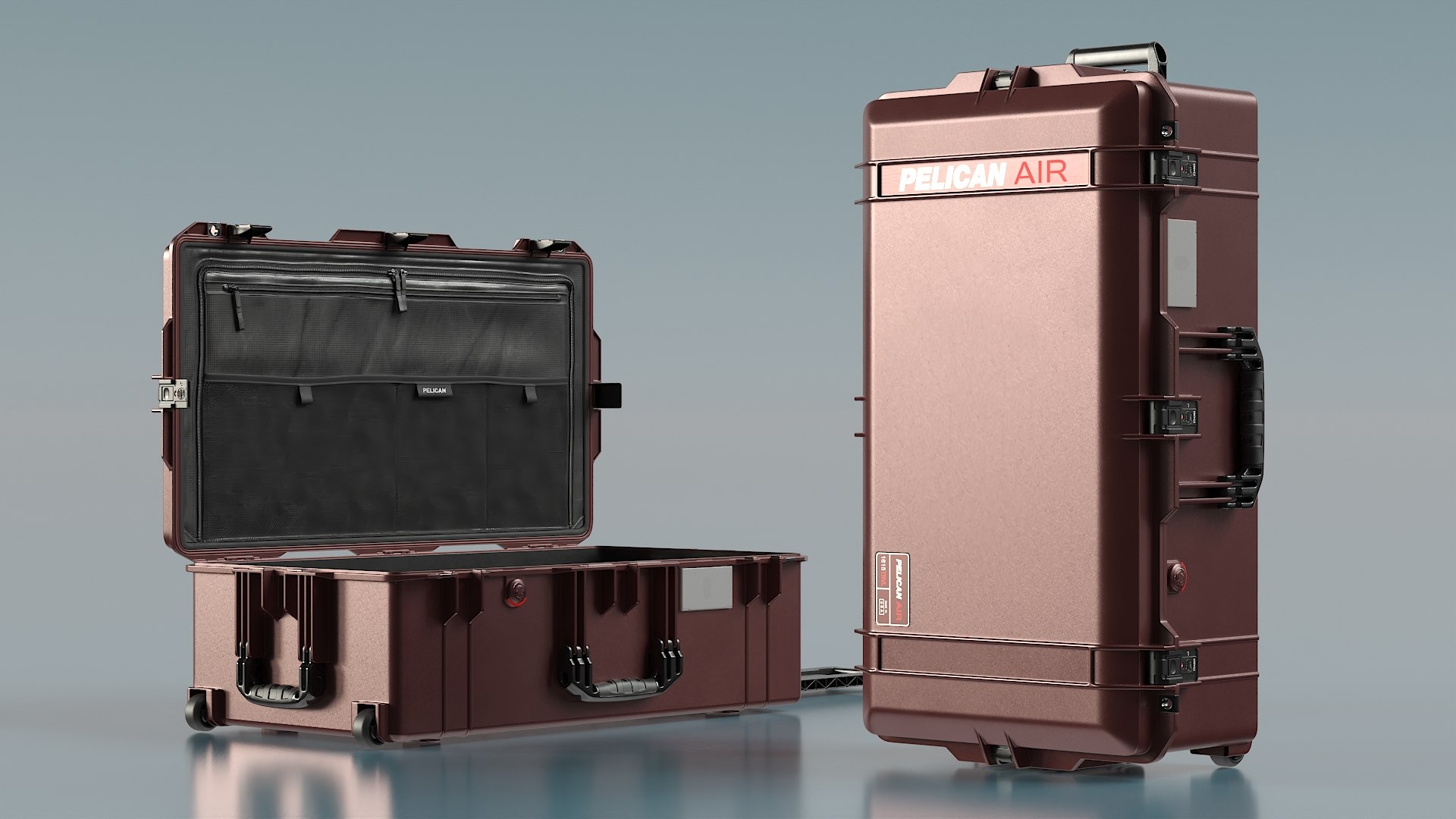 3D Peli Red Shield Rolling Case - TurboSquid 2376664