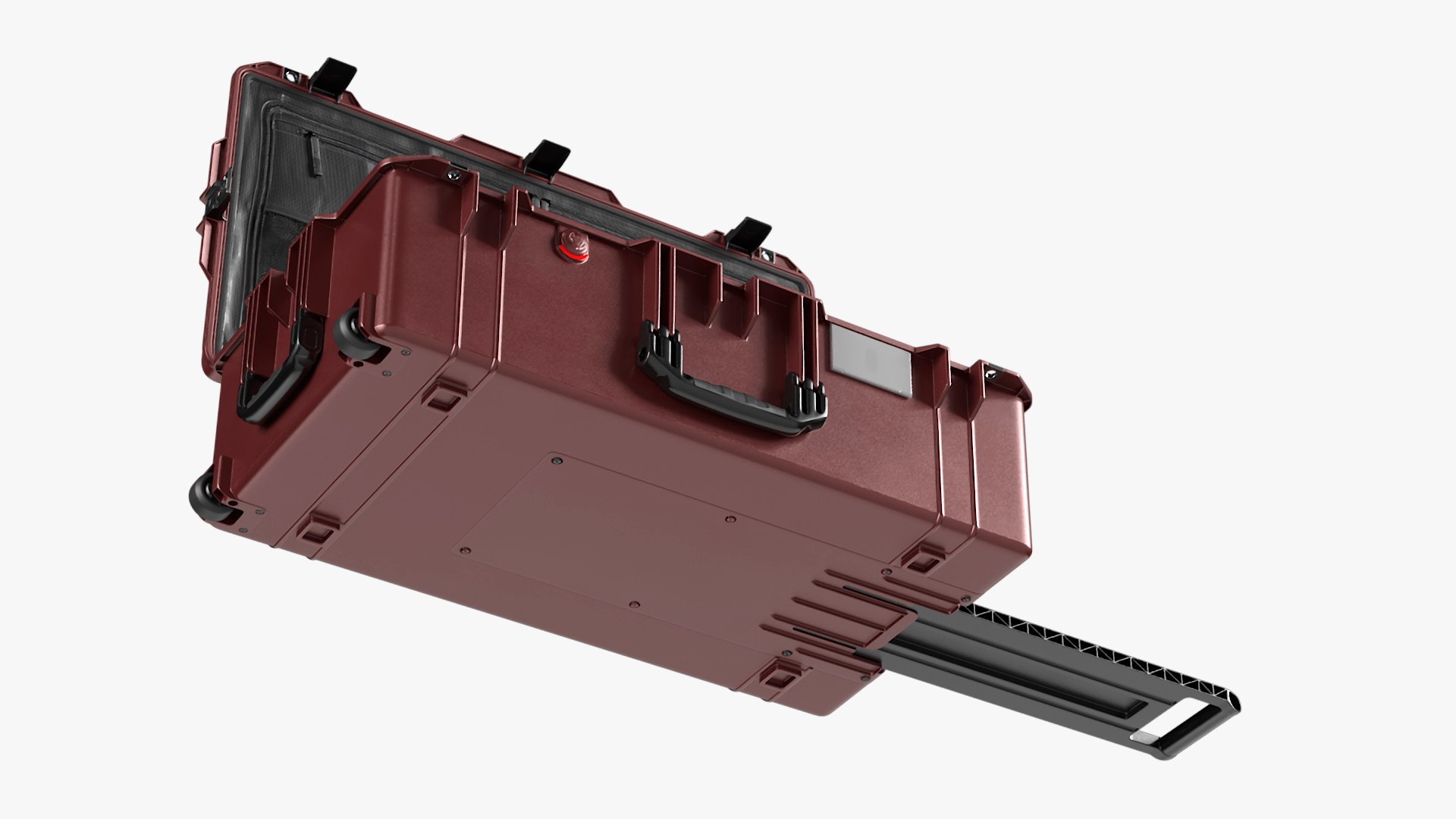 3D Peli Red Shield Rolling Case - TurboSquid 2376664