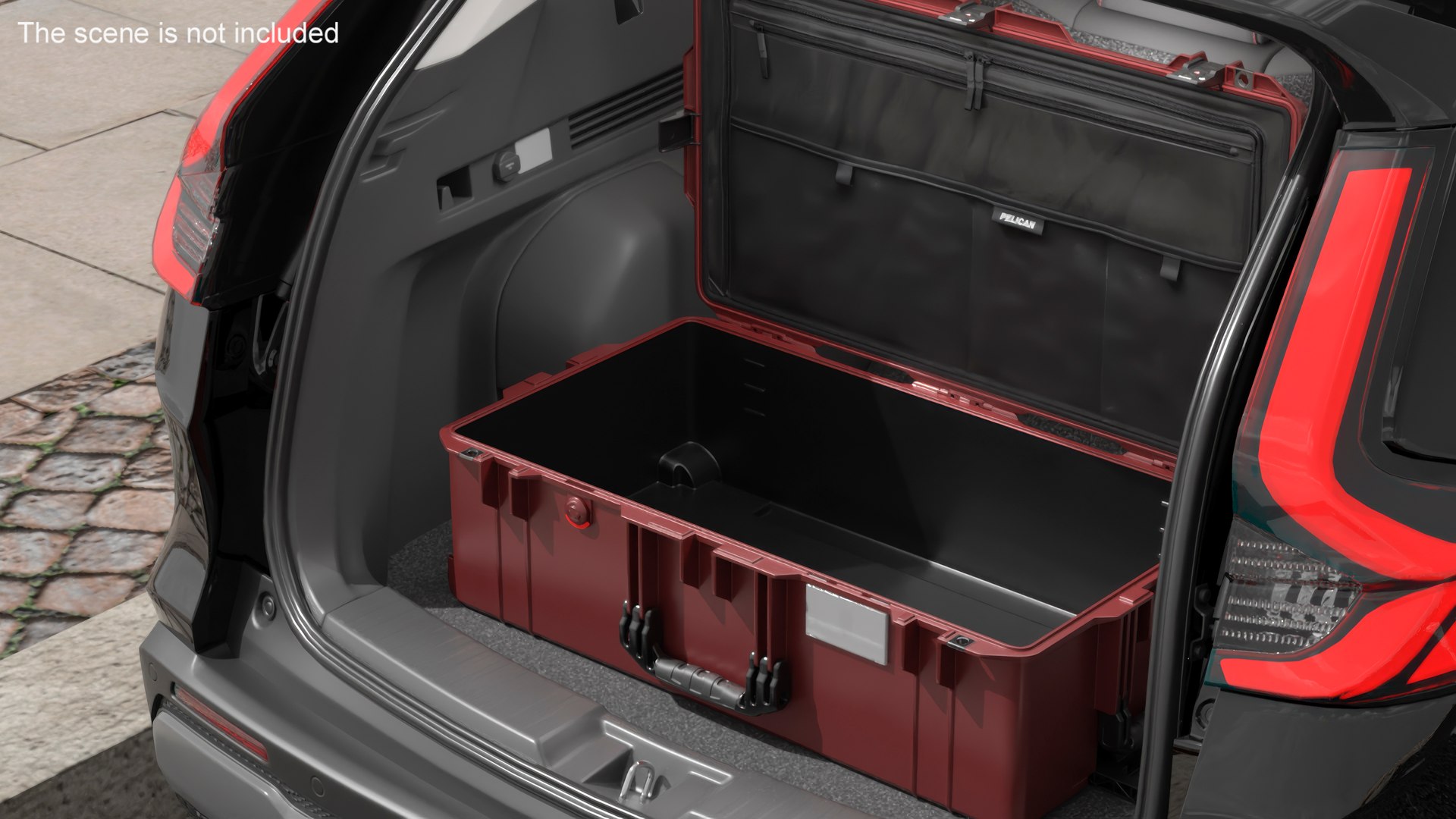 3D Peli Red Shield Rolling Case - TurboSquid 2376664