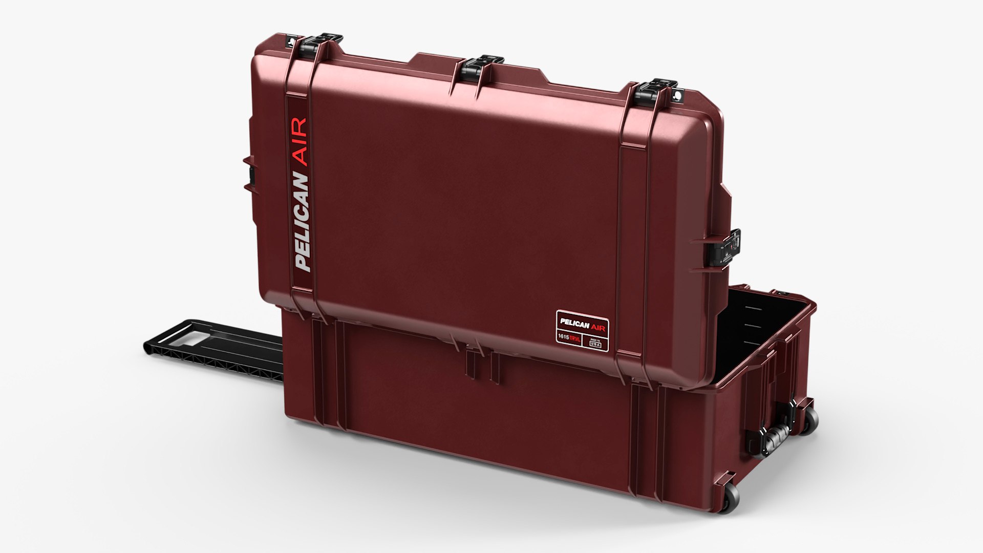 3D Peli Red Shield Rolling Case - TurboSquid 2376664