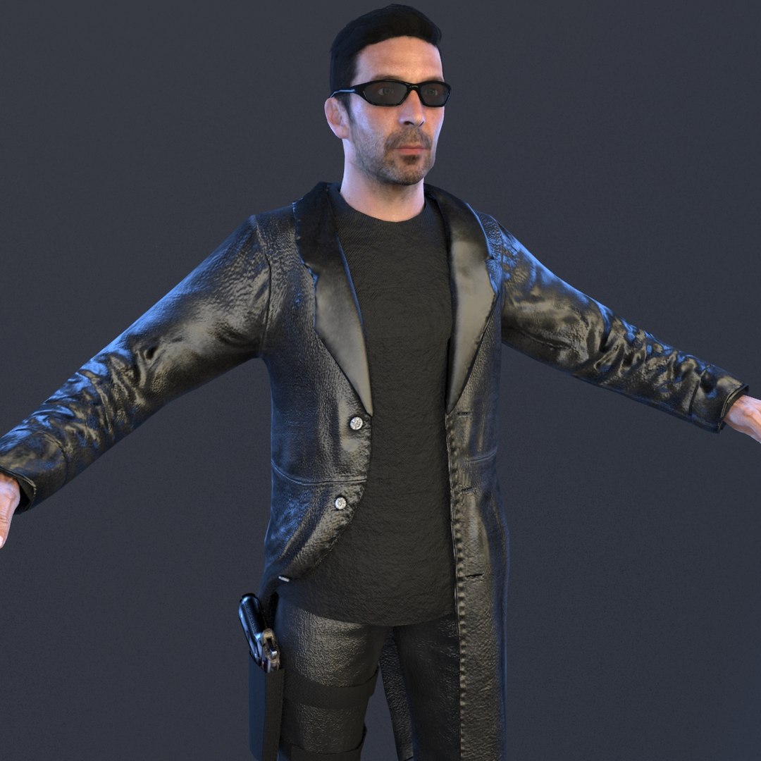 Detective coat gun model - TurboSquid 1412847