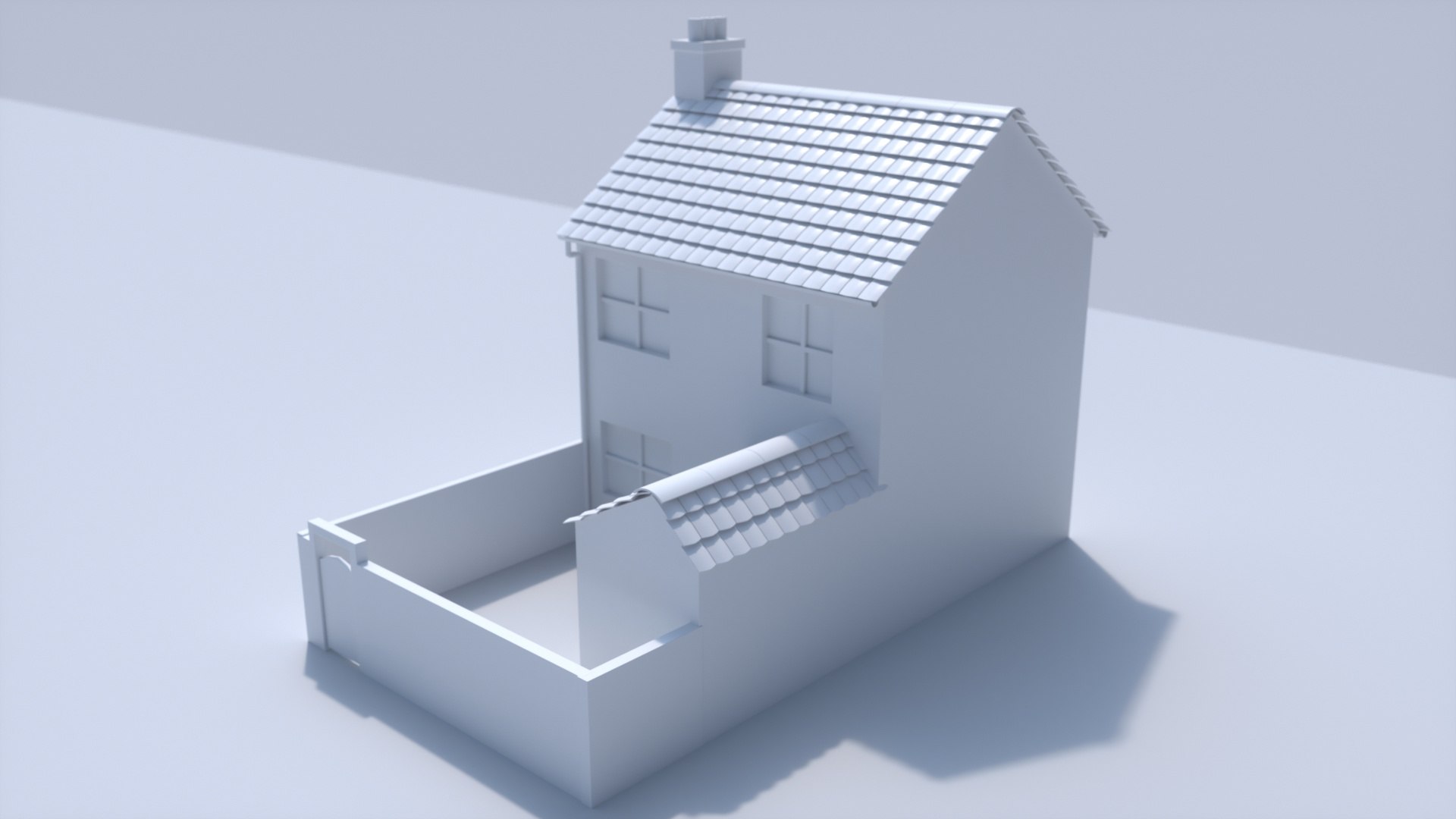 3D Terrace House - TurboSquid 1688312