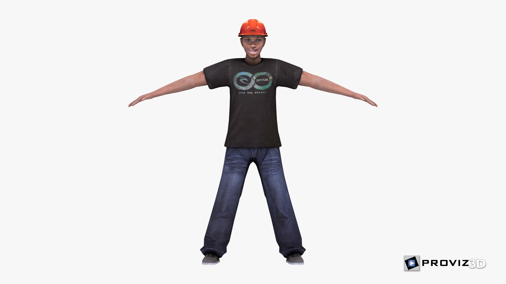 3d Model People: Workers People