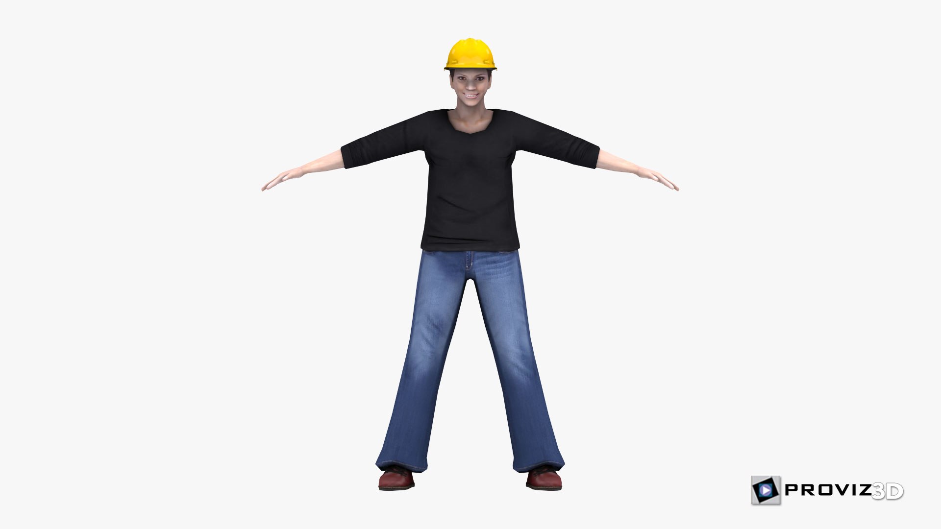 3d Model People: Workers People