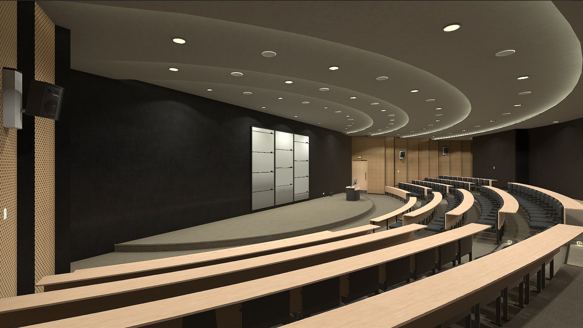 3D University Lecture Theatre - TurboSquid 1789569