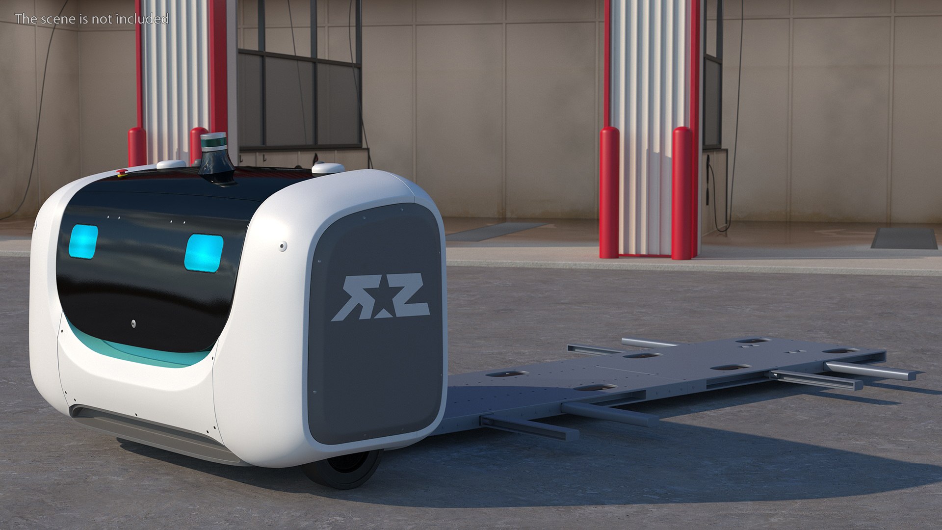Parking Robot Stan Rigged Model - TurboSquid 2100855