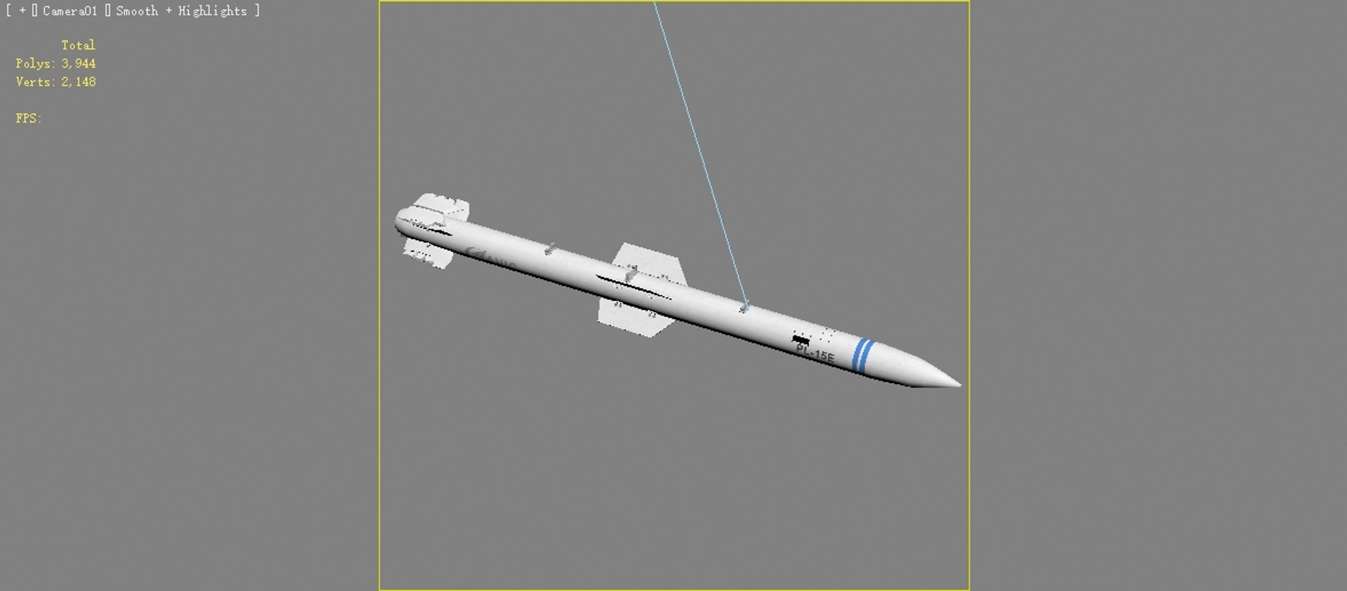 3D Chinese PL15 Air To Air Missile Upgrade Version Model - TurboSquid 2408512
