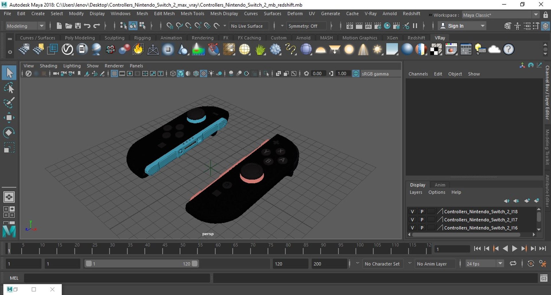 3D Controllers Nintendo Switch 2 - TurboSquid 2397040
