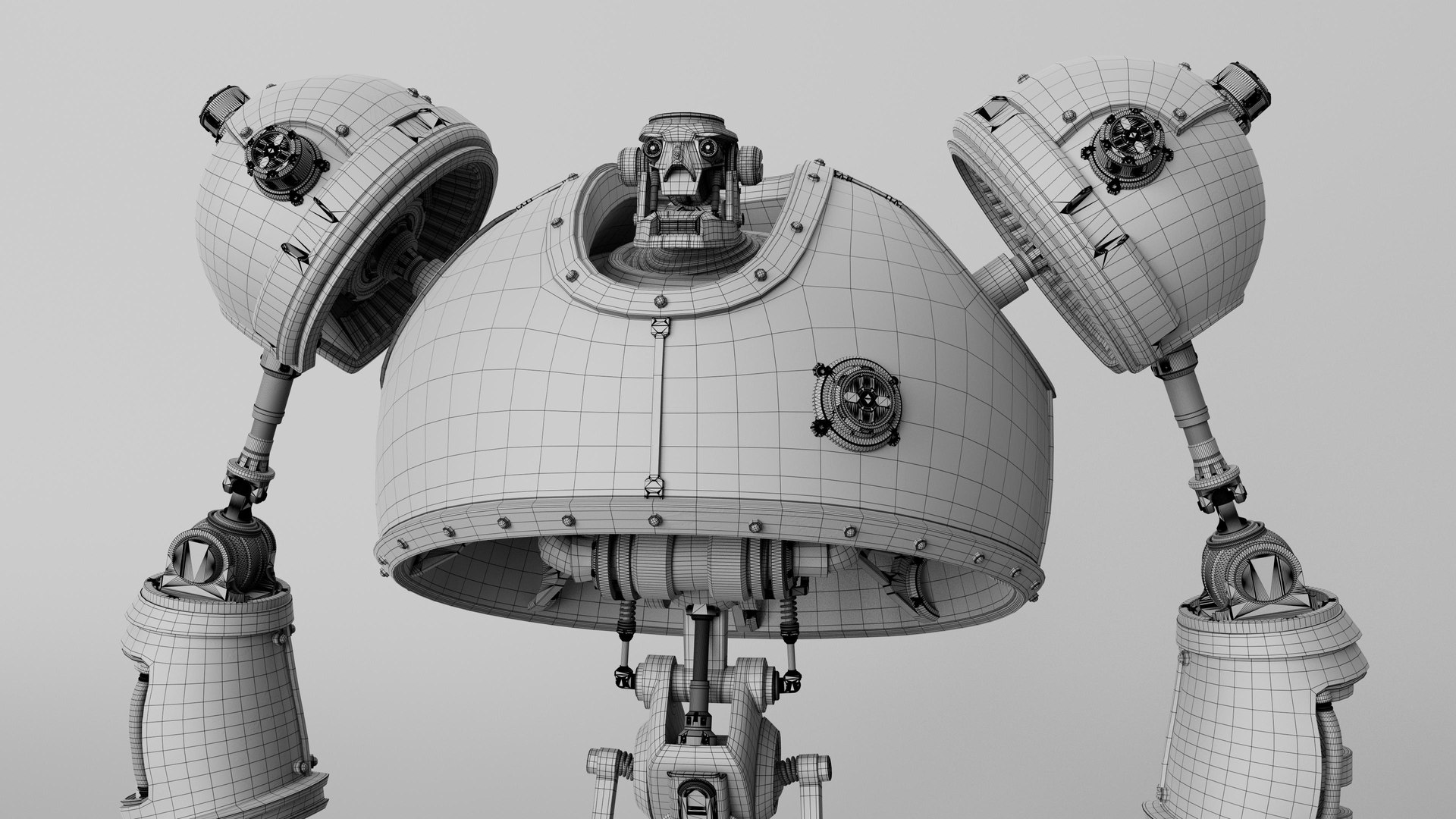 Robot Fighter Model - TurboSquid 2172936