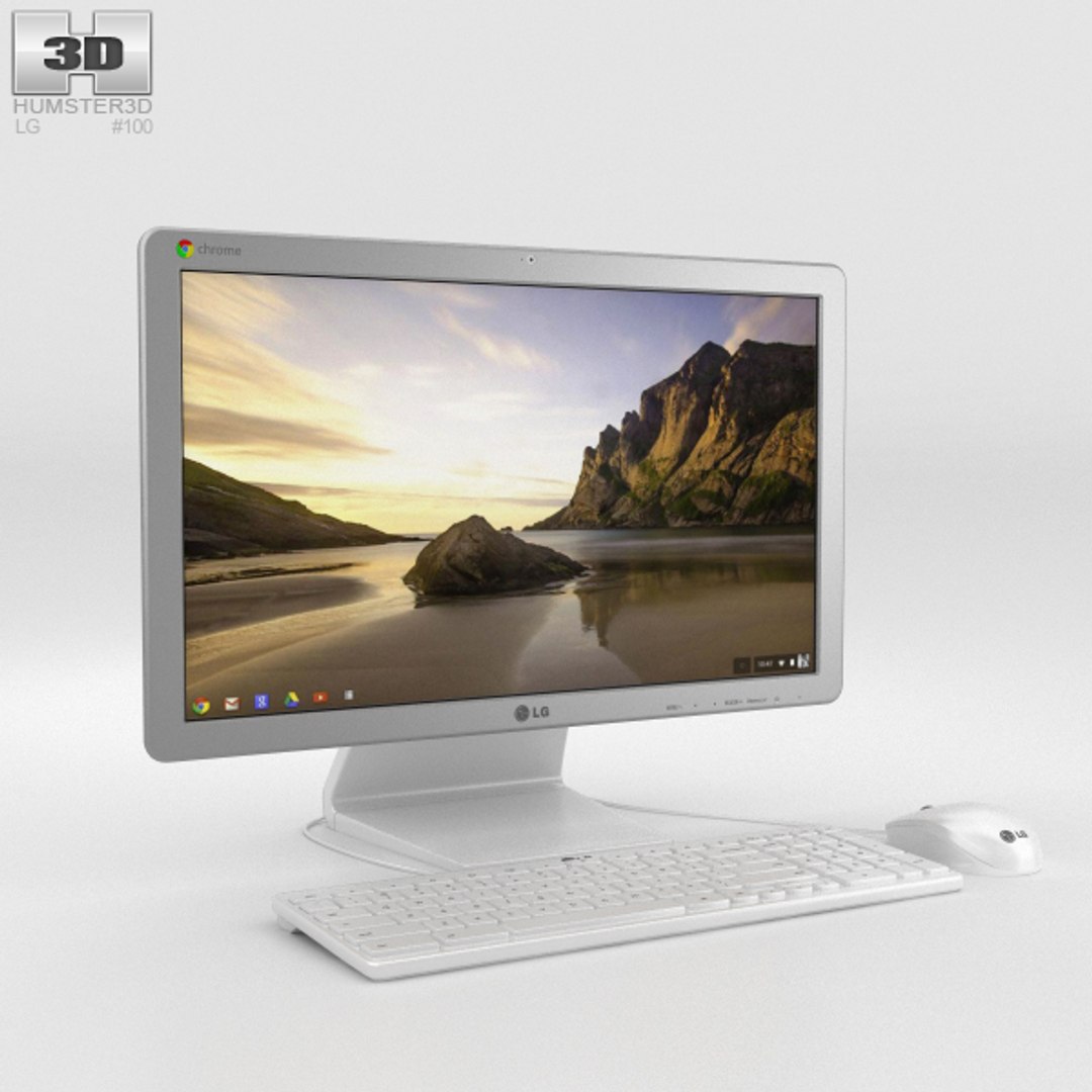 Lg chromebase white 3D - TurboSquid 1246780