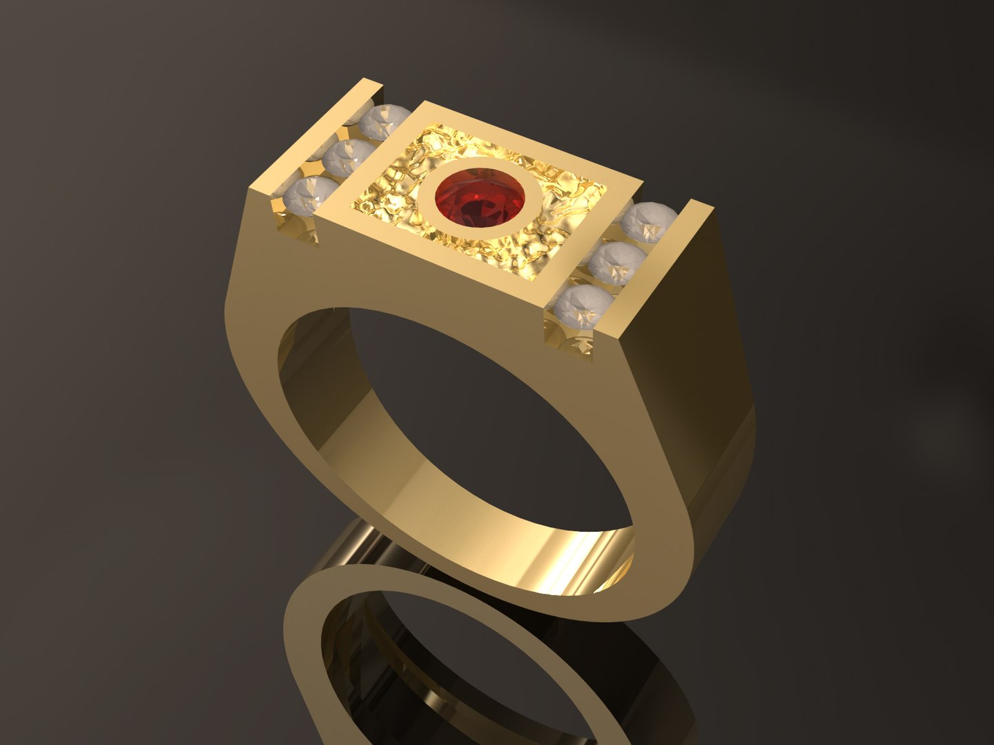 3D Gents Ring - TurboSquid 1315345