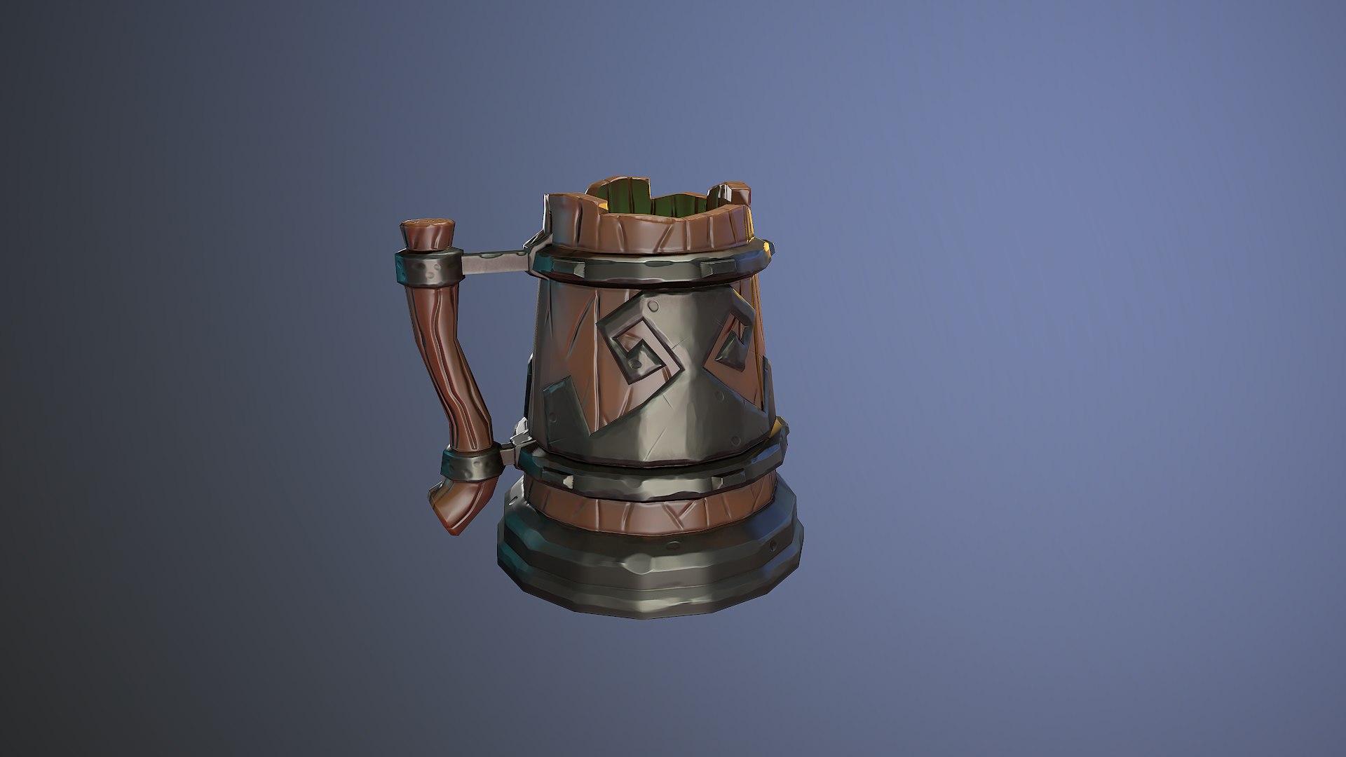 Game Ready Stylized Mug Model - TurboSquid 1972770