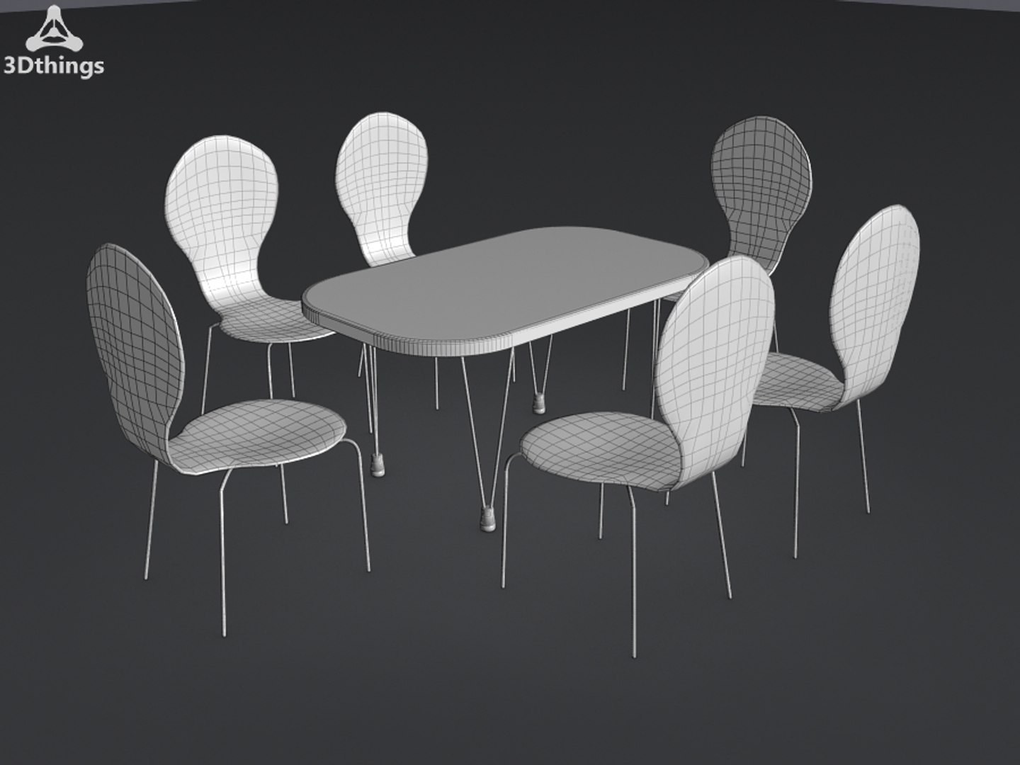 free kitchen furniture 3d model