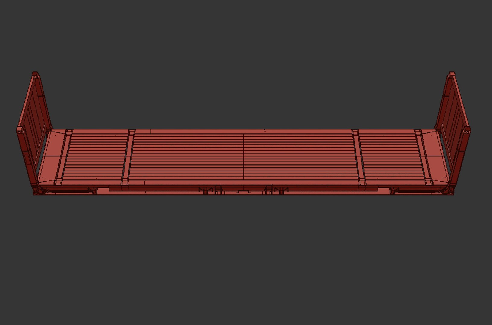 40 Flat Rack - 3D Model - TurboSquid 1521561