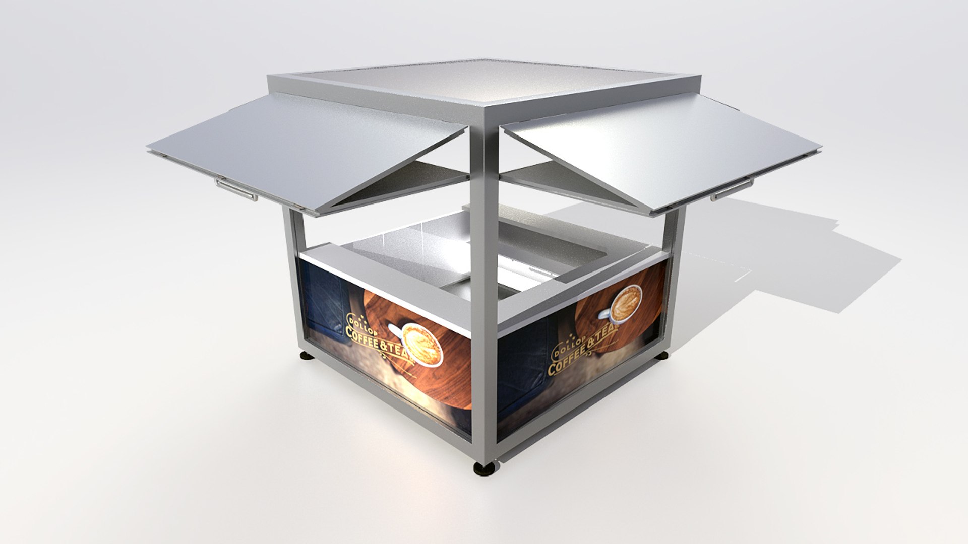 3D kiosks modo model - TurboSquid 1353697