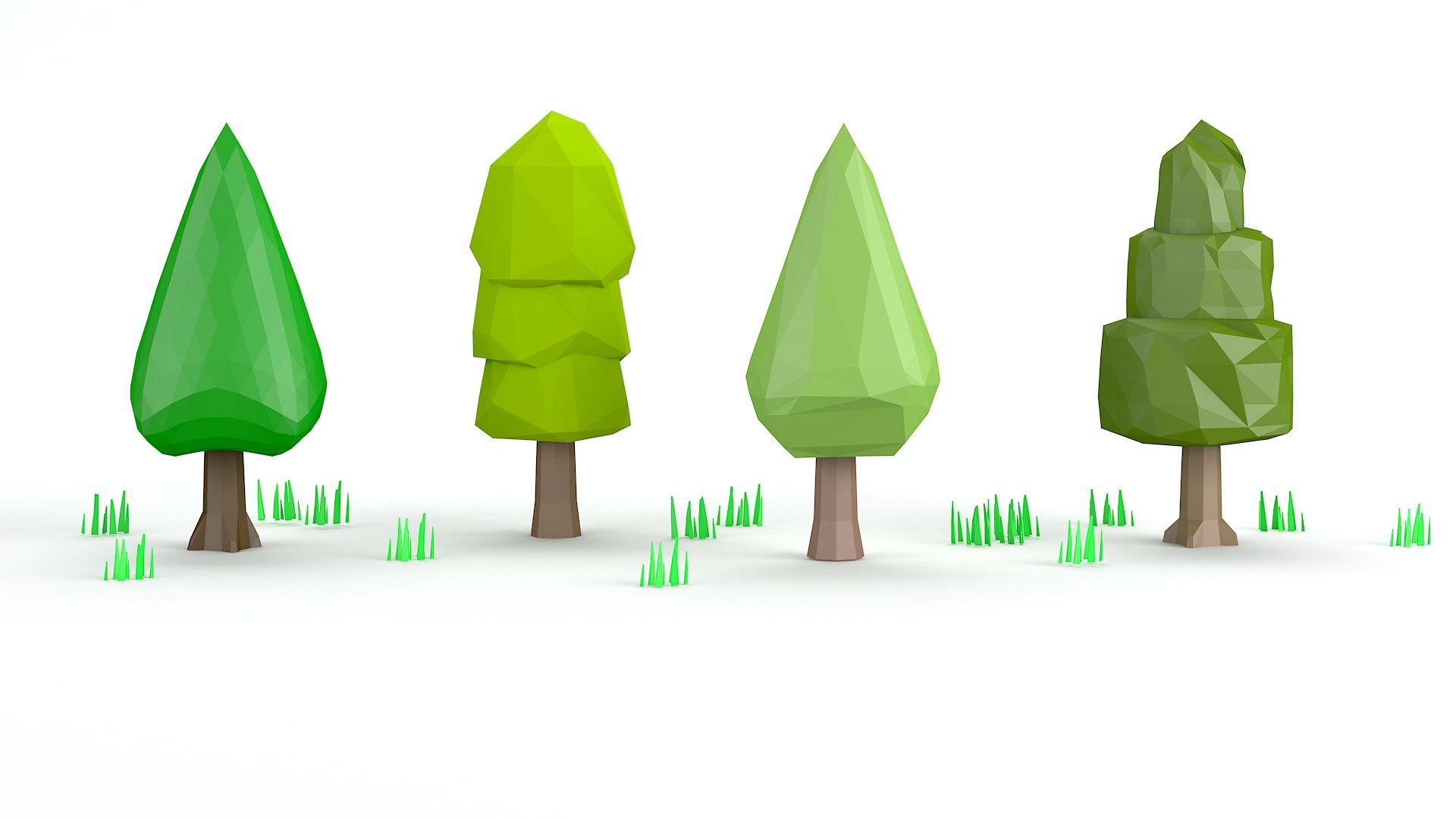 3D Cartoon Tree Toon - TurboSquid 1258246