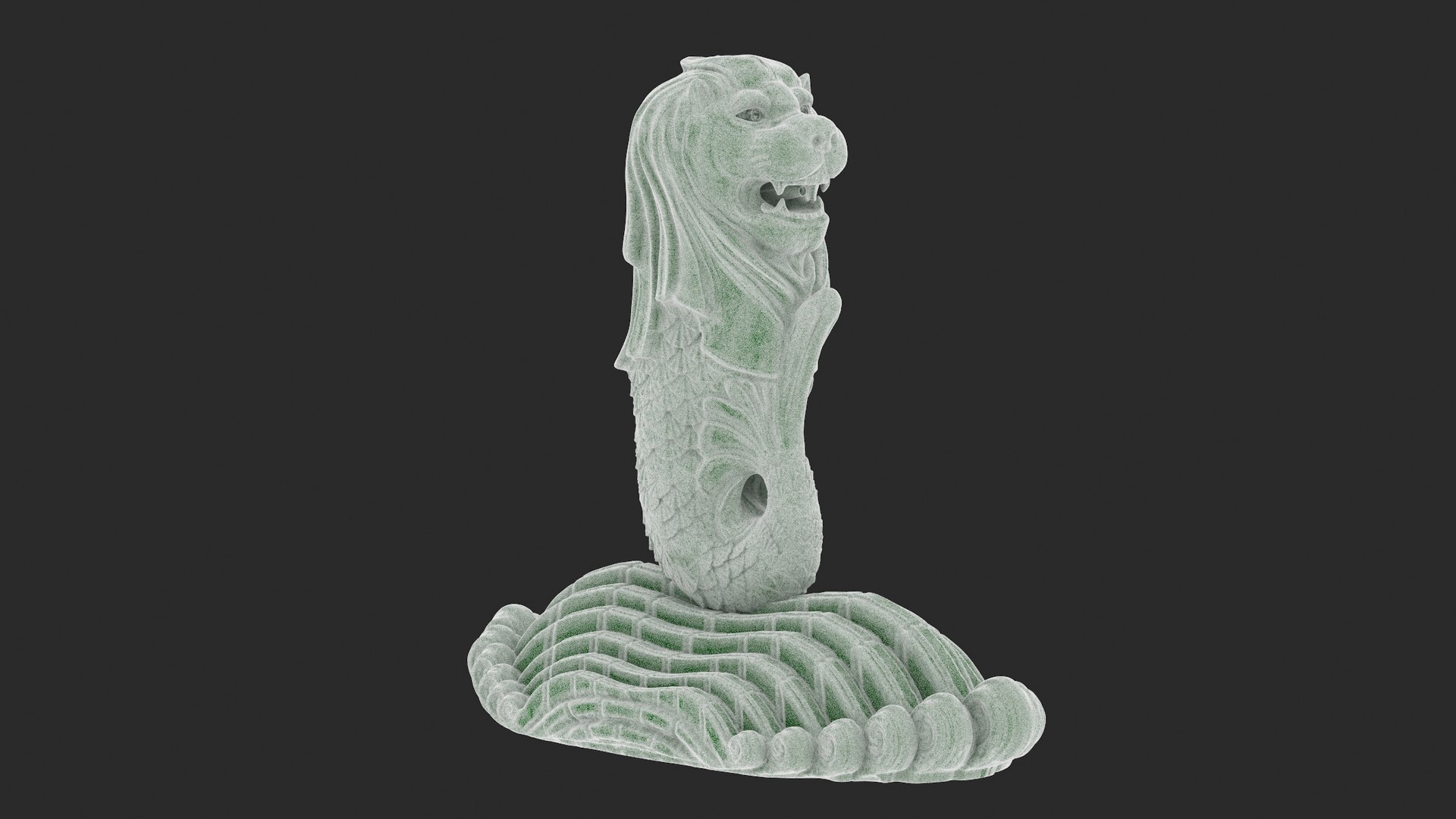 Merlion Statue 3D Print 3D model - TurboSquid 1760560