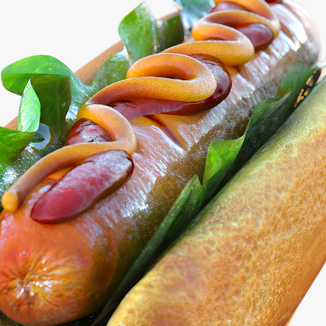 3d hot dog