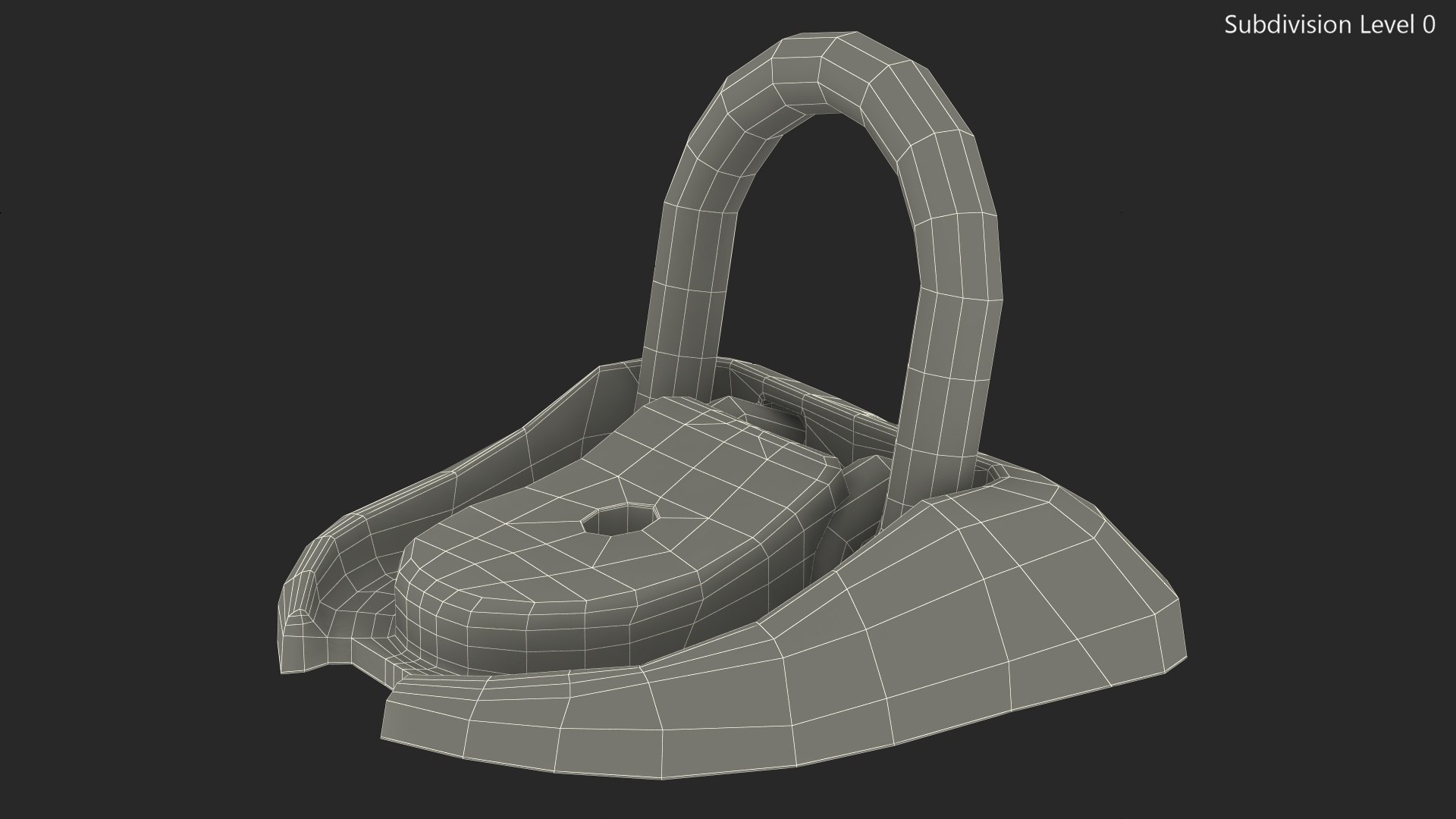 Wall And Ground Bike Anchor 3D Model - TurboSquid 2059656