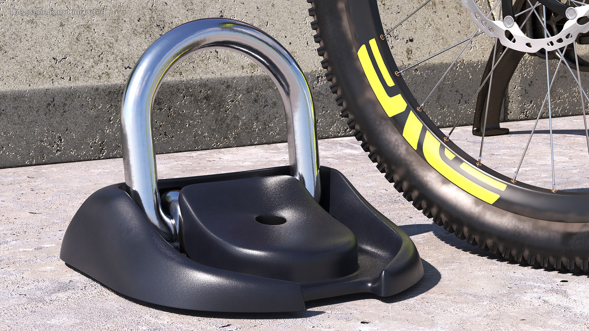 Wall And Ground Bike Anchor 3D Model - TurboSquid 2059656
