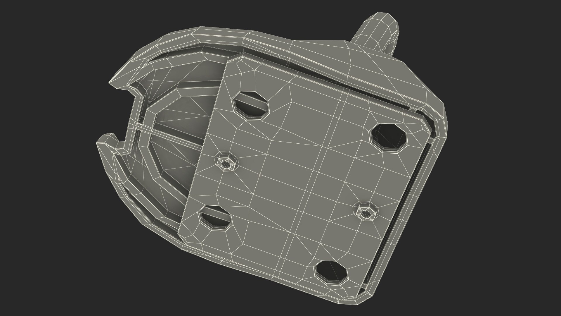 Wall And Ground Bike Anchor 3D Model - TurboSquid 2059656