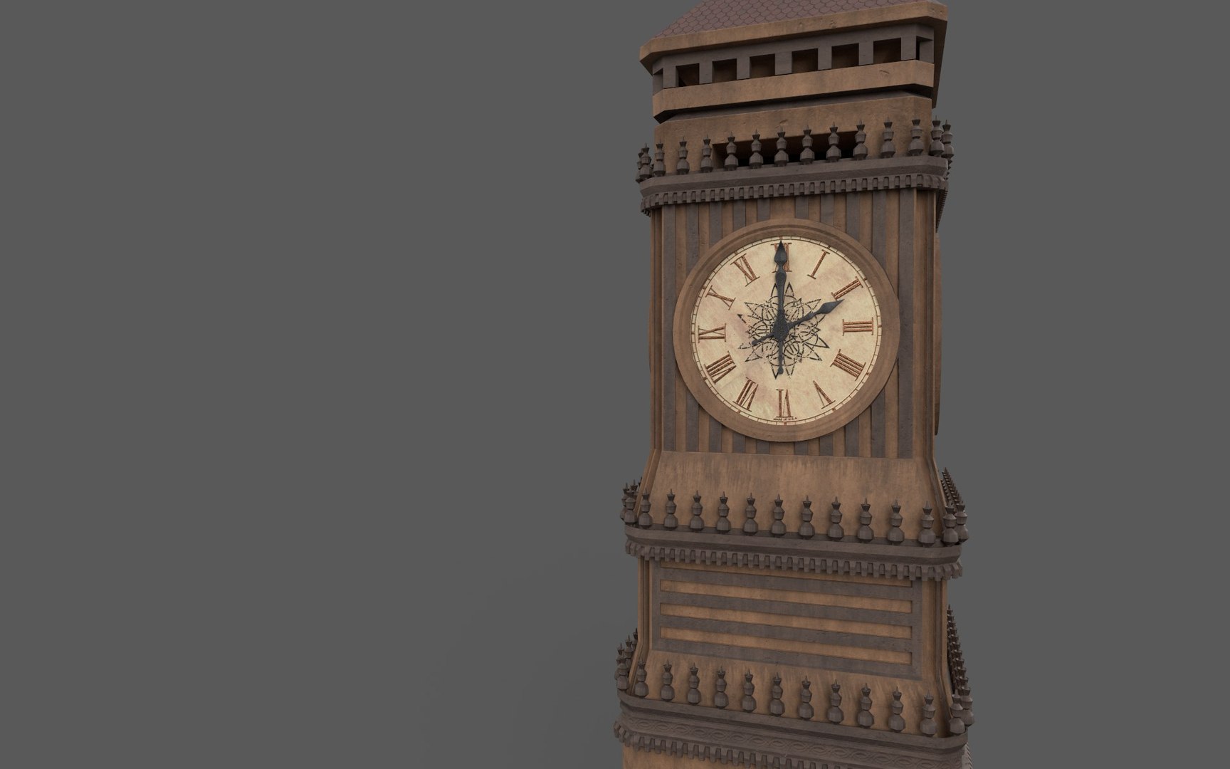 3D Clock Tower Model - TurboSquid 1831224
